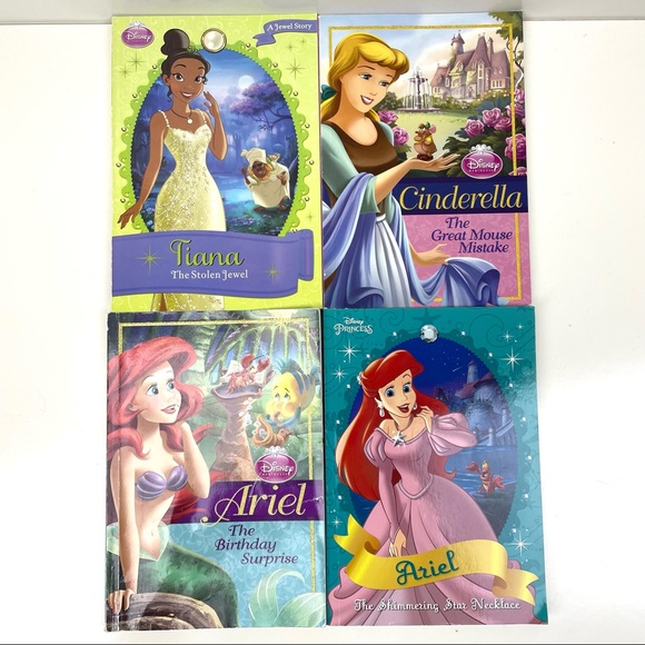 Disney | Other | Disney Princess Paperback Chapter Book Lot Of 4 | Poshmark